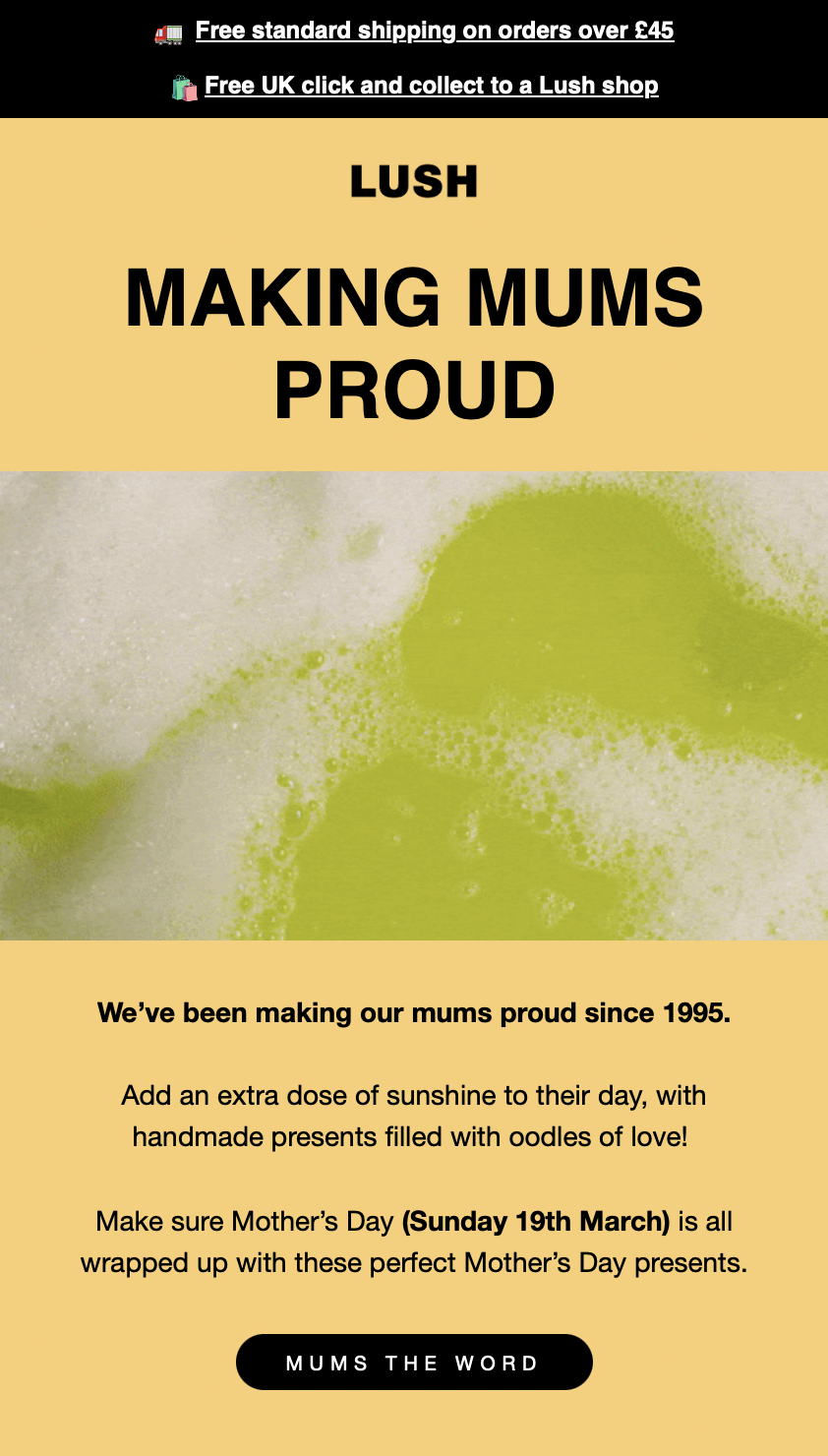 5 Fantastic Mother's Day Email Examples (To Inspire You)
