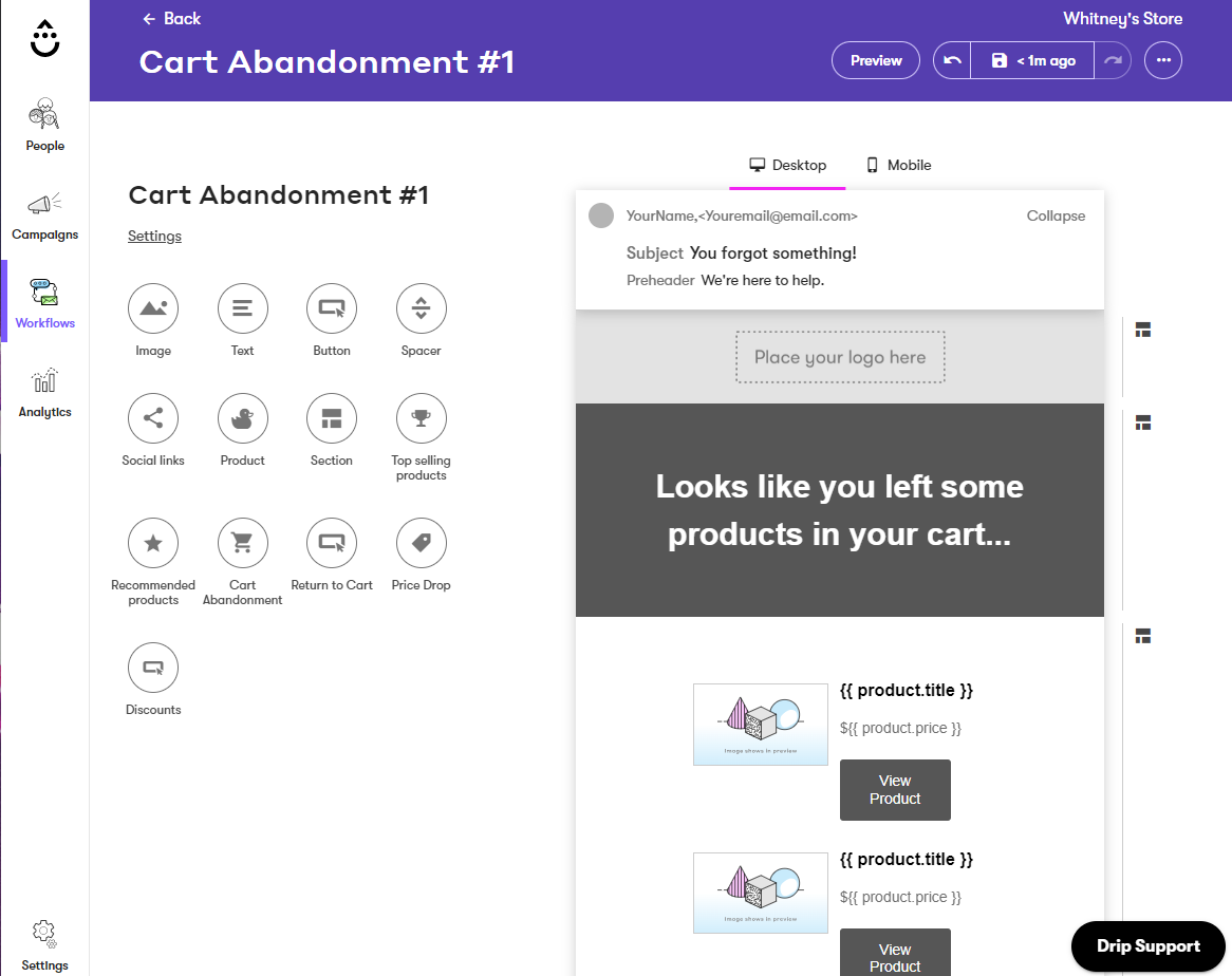 The Only Advanced Abandoned Cart Email Workflow Template You’ll Ever Need