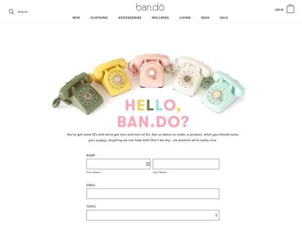 E-Commerce Contact Page Examples to Inspire Your Own