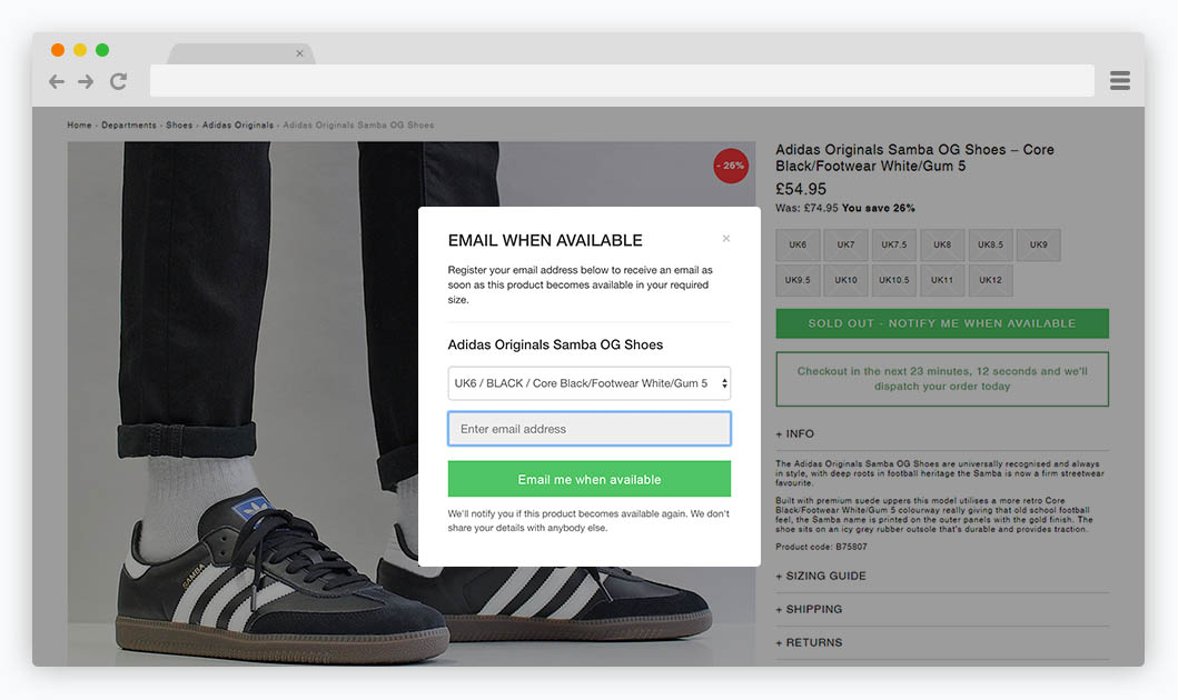 How to Optimize Out-of-Stock Product Pages for Conversions