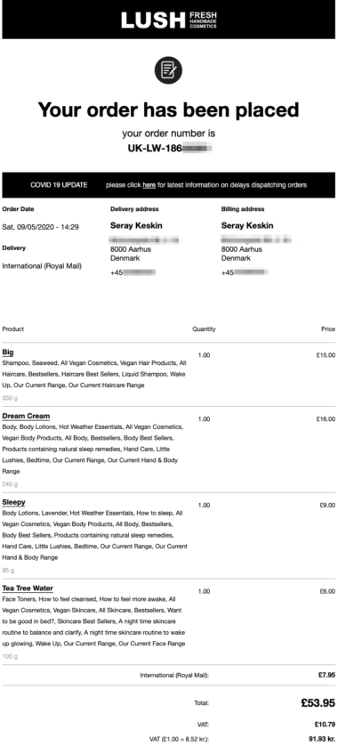 10 of the Best Order Confirmation Emails to Inspire Your Own - Blogs