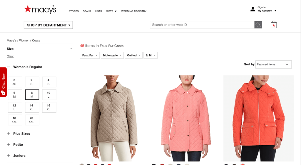 6 Foolproof E-Commerce Product Filtering Examples