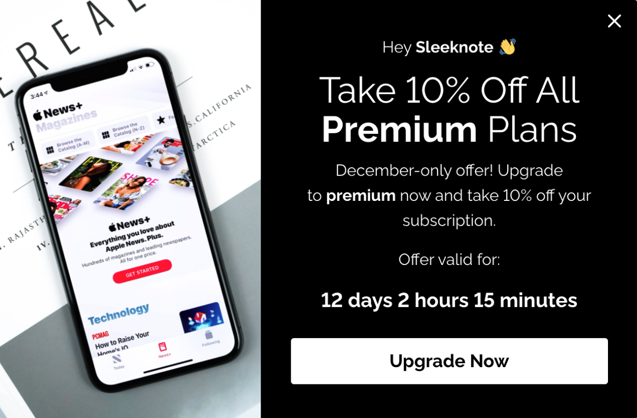 SiteData: 7 Creative Ways to Personalize Your Popups - Sleeknote