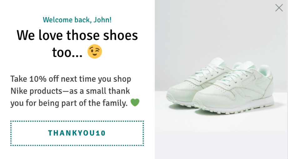 SiteData: 7 Creative Ways to Personalize Your Popups - Sleeknote