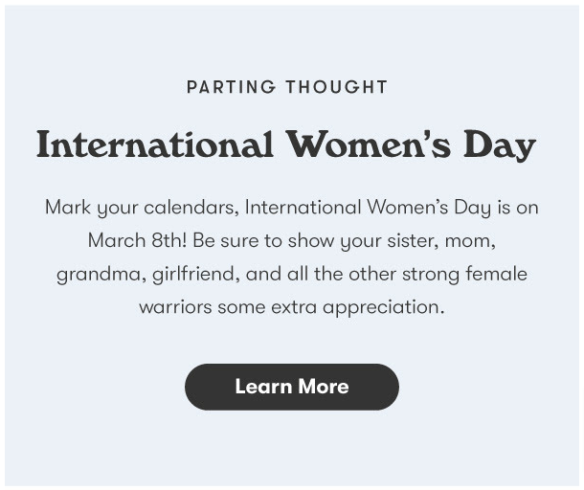 9 International Women's Day Email Examples to Inspire Yours