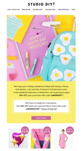 9 of the Best Labor Day Email Examples We’ve Seen